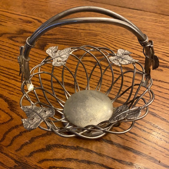Godinger | Accents | Godinger Vintage Silver Metal Wire Lattice Basket ...